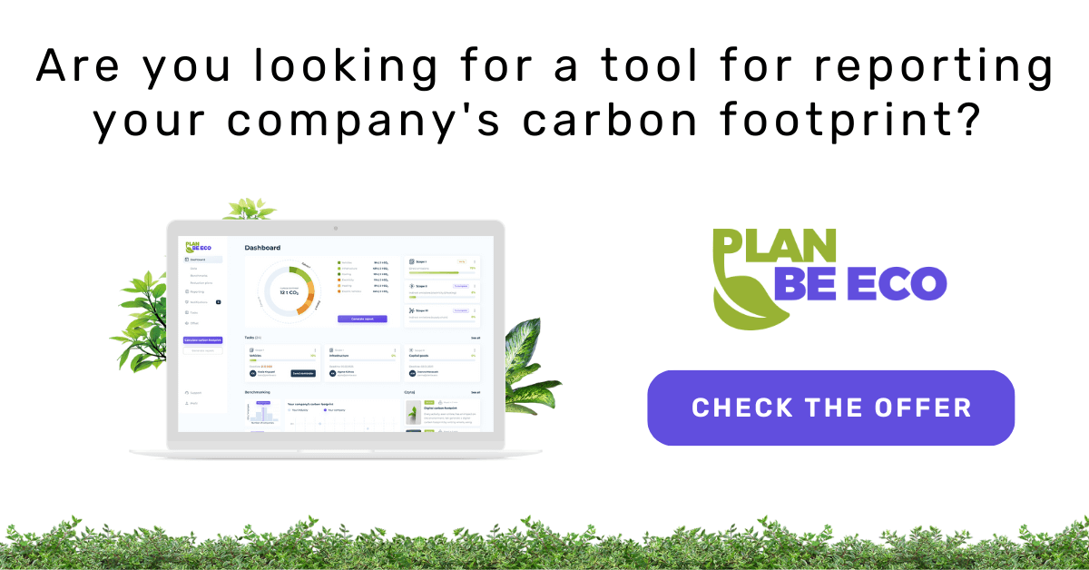 Plan Be Eco's carbon footprint report for 2023 [check our results ...